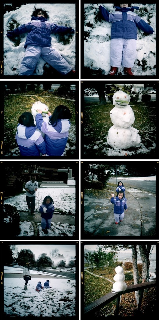 snowman, snow angel, snowball fight! | Life is Beautiful