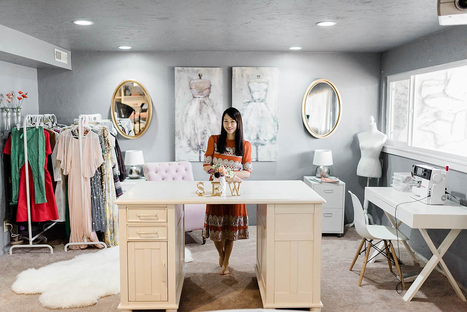 SEWING ROOM MAKEOVER | Life is Beautiful