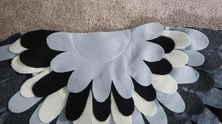 How to Make Easy Felt Feather Wing Costume | Life is Beautiful